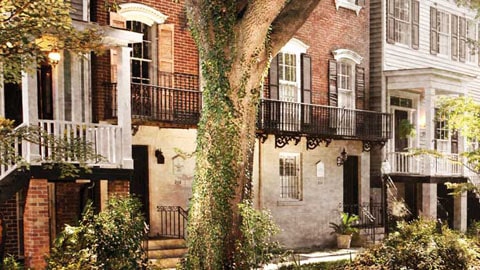 Savannah Historic District downtown Savannah Georgia