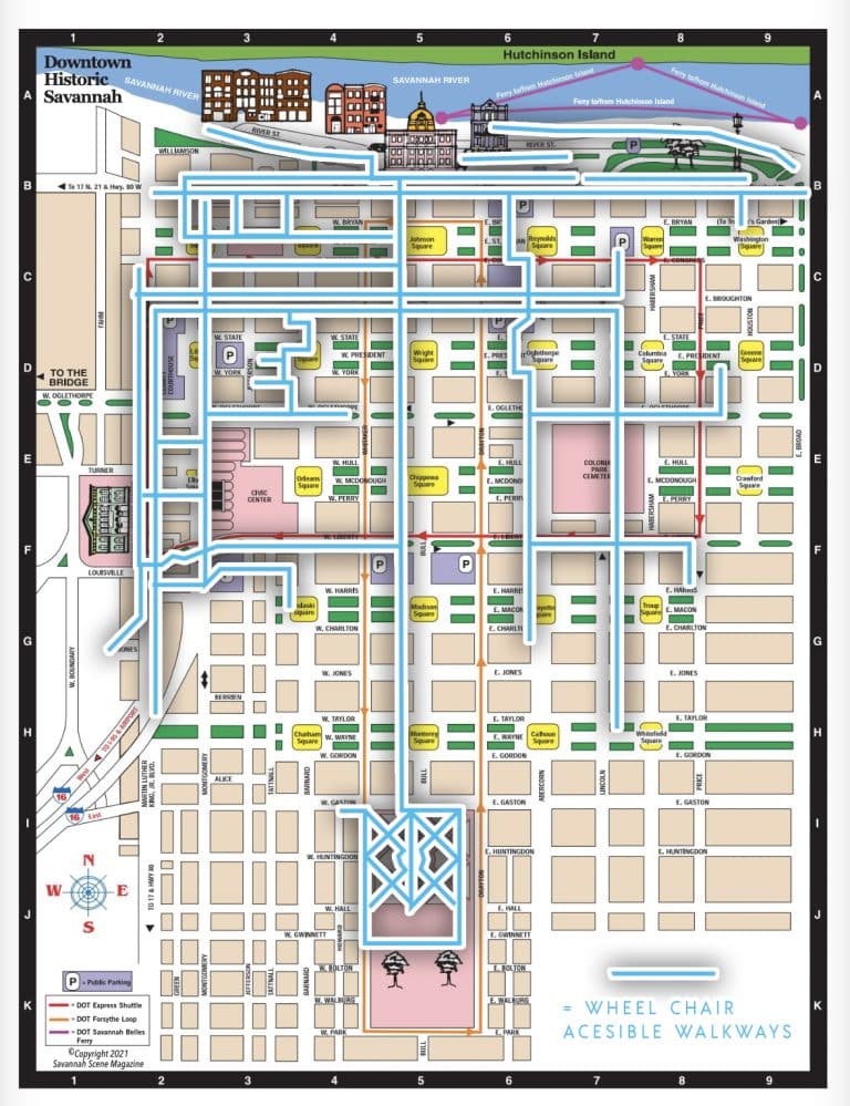 Savannah’s Historic District Sidewalk Guide for Wheelchair Users ...